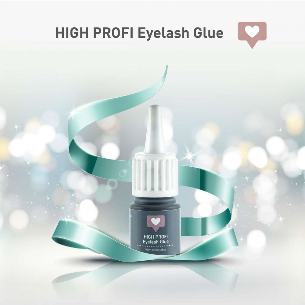 HIGH PROFI Eyelash Glue von GL Beauty für Anfänger - 1:1 & Volumen