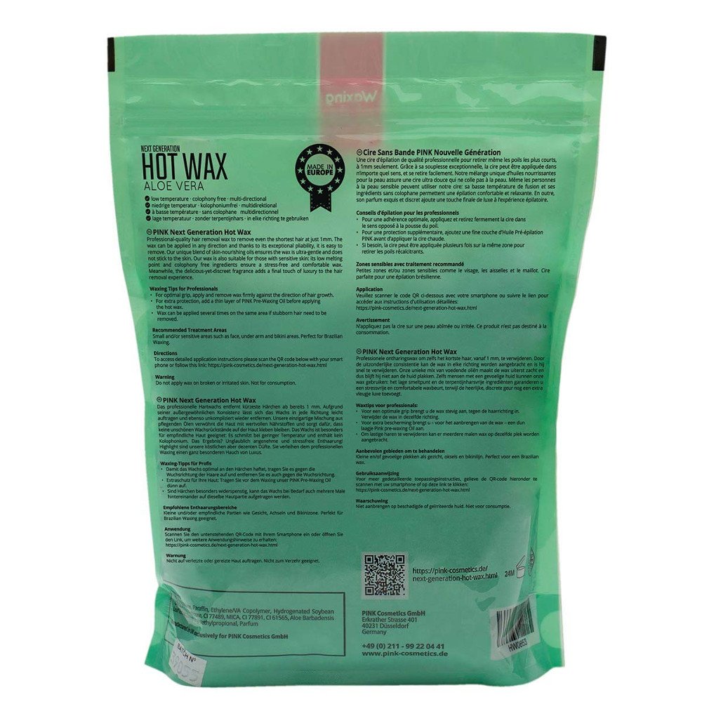 Next Generation Wax Aloe Vera von Pink Cosmetics